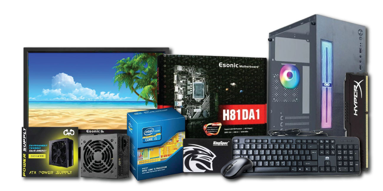 PC Combo Offer With Core i5 4th Gen, Esonic H81, DDR3 RAM, 128GB PC ...