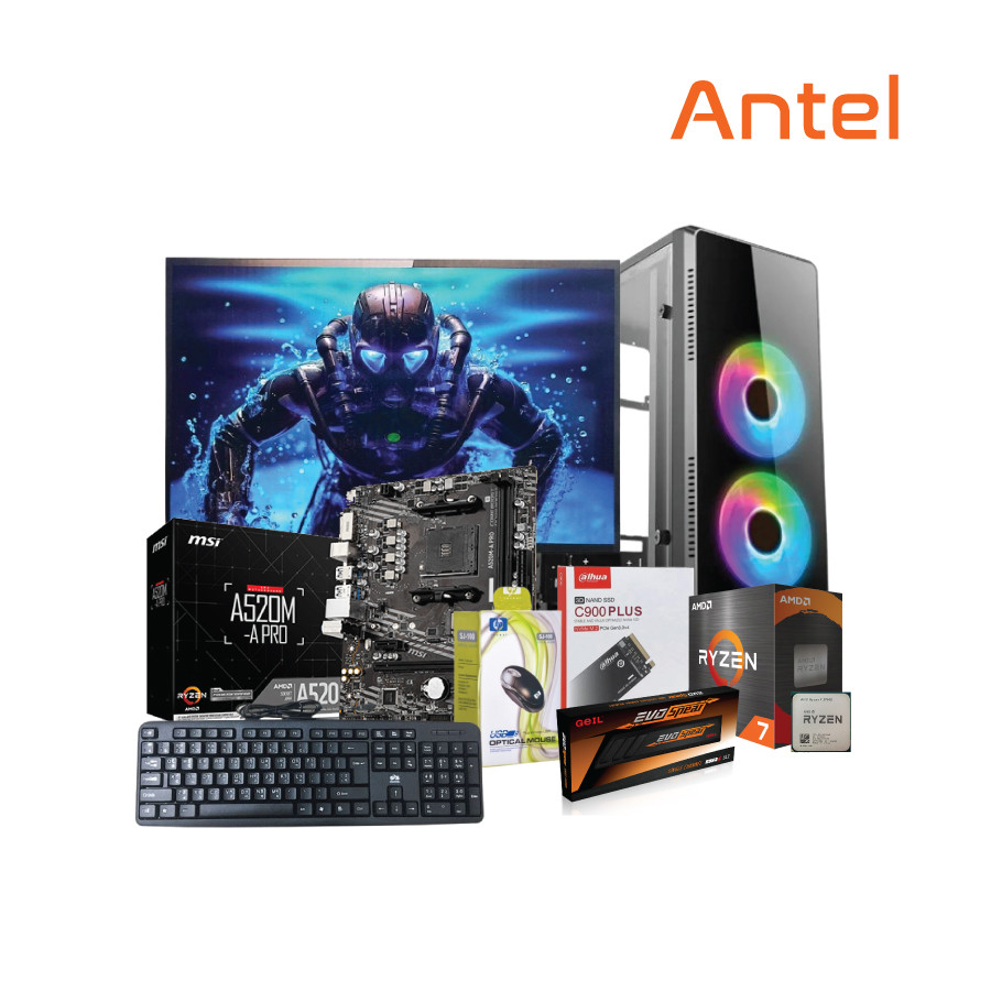 MSI A520M-A PRO MSI A520M-A PRO AM4 3200MHz 8GB RAM 256GB M.2 PCIe NVMe ...